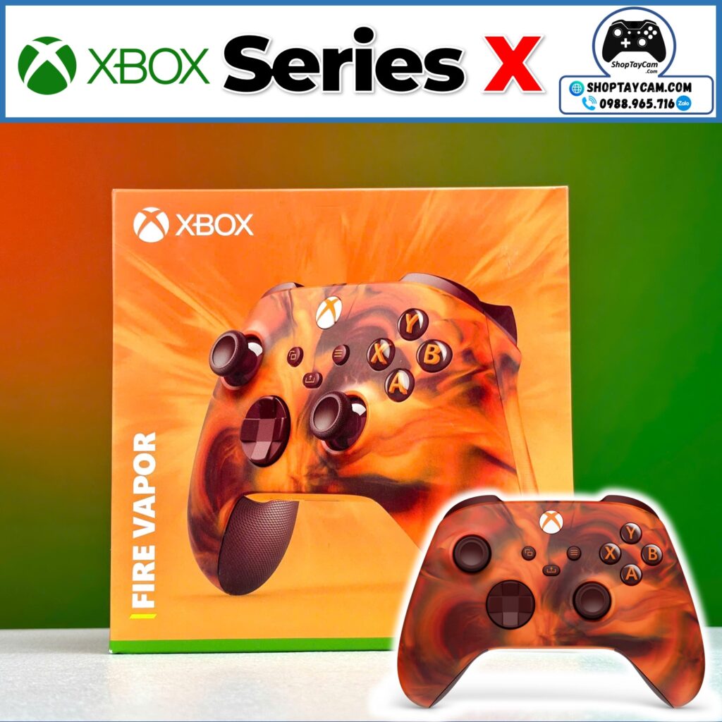 Tay Cầm Xbox One X / Xbox Series X Chính Hãng Màu Fire Vapor Special ...