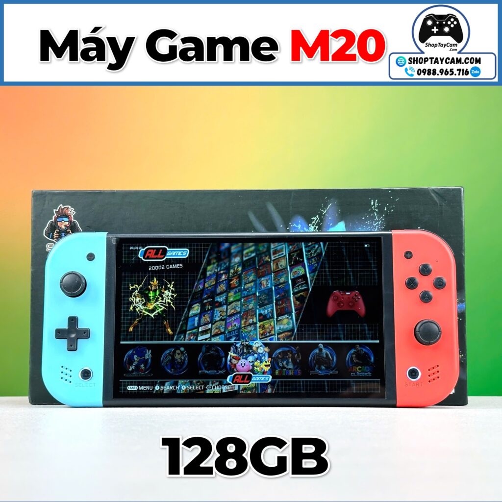 Máy Chơi Game Cầm Tay M20 – Máy Chơi Game PSP RETRO Bản 128GB Với 30. ...