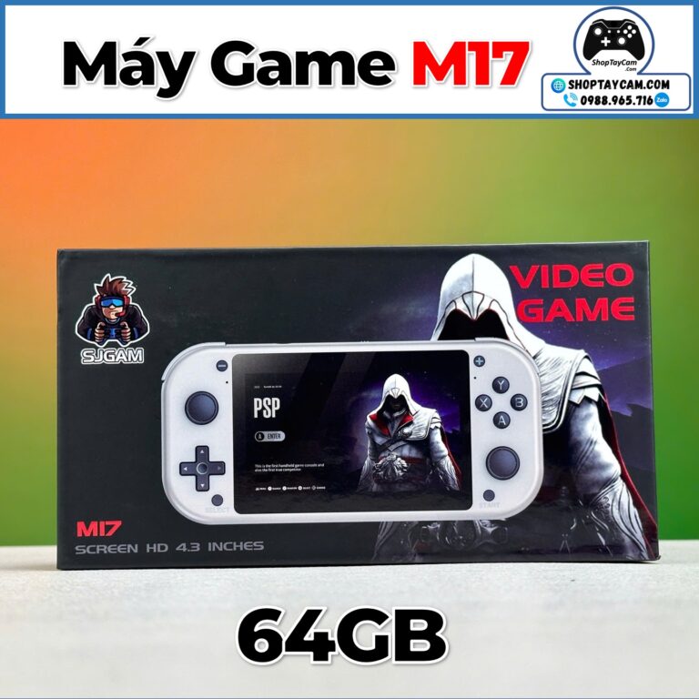 Máy Chơi Game Cầm Tay M17 - Máy Chơi Game PSP RETRO Bản 64GB Với 20.000 ...