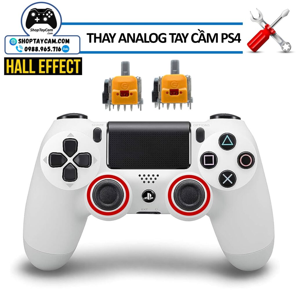 Thay Cần Analog Tay Cầm PS4 – Thay Cần Joystick PS4 - Cần Hall Effect ...