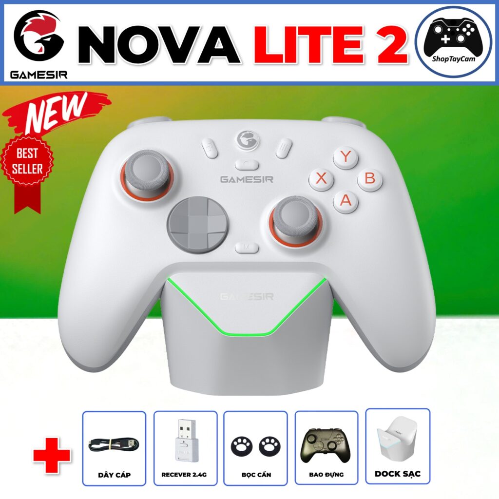 Tay Cầm Chơi Game GameSir NOVA LITE 2 Chính Hãng Chơi Game FCO, PC, IOS ...